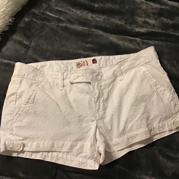 SO | Shorts | So White Country Junior Short Shorts Size 1 | Poshmark